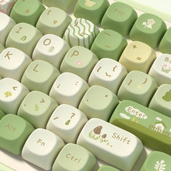 145-Key MCA Profile PBT Keycap Set - Mountain Stream Theme – Kawaiiese